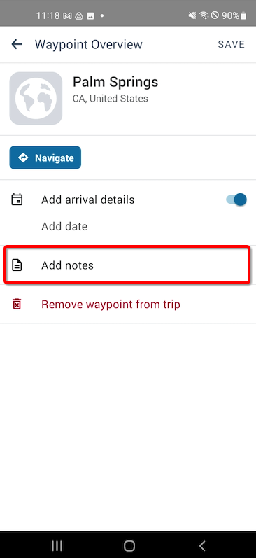 Adding Details to Waypoints – Roadtrippers Support