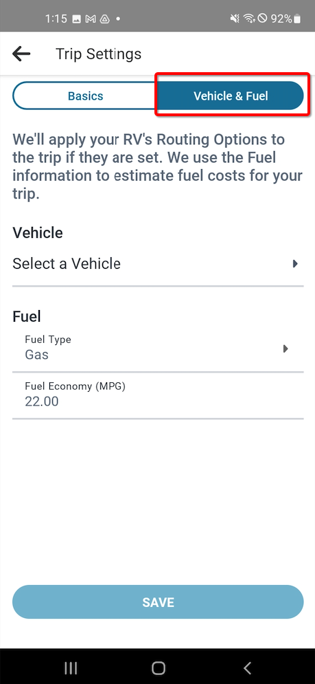 Can I edit the MPG for my vehicle? – Roadtrippers Support
