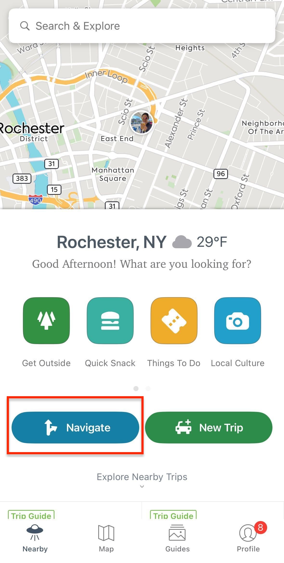Preview and Navigate with Avoidances and RV Safe Preferences Applied ...