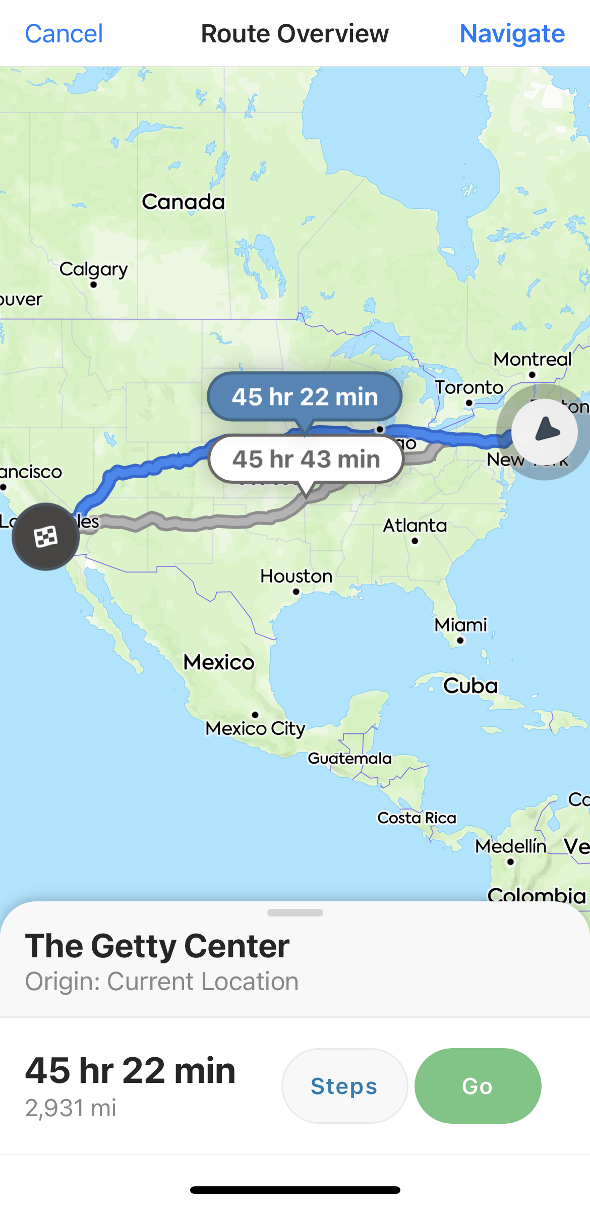 Preview and Navigate with Avoidances and RV Safe Preferences Applied ...