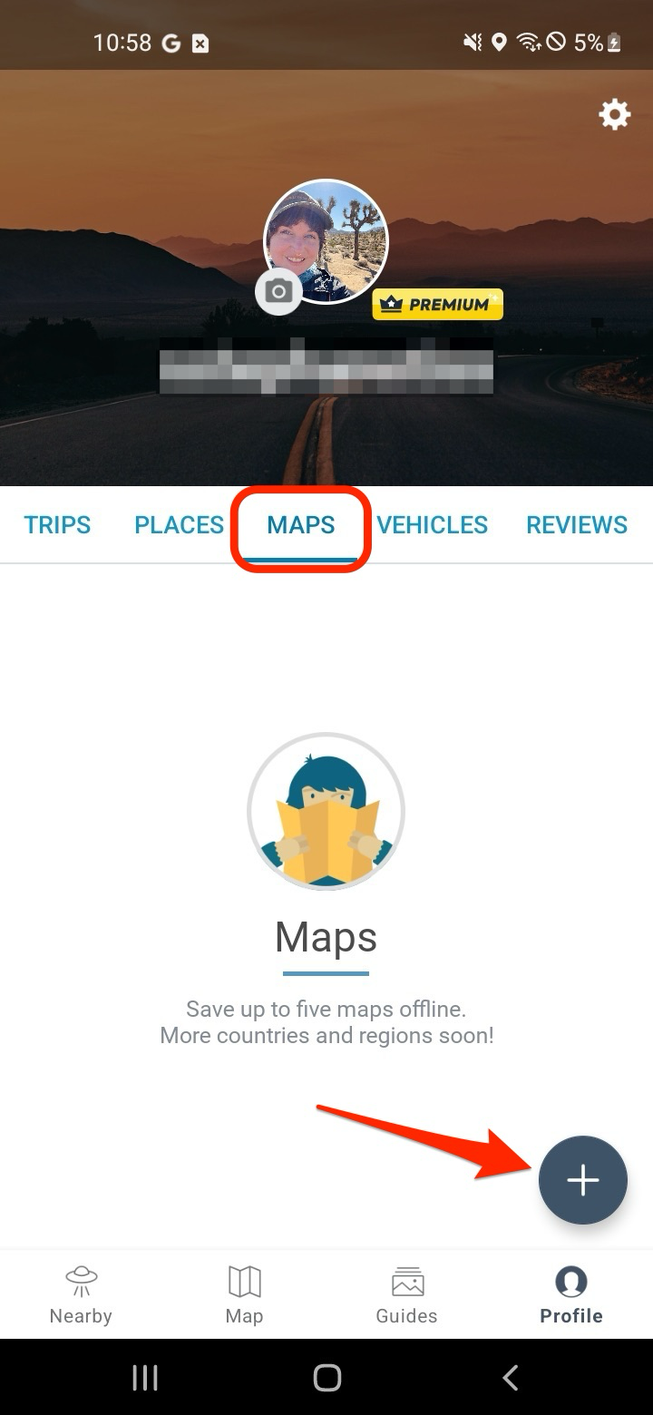 Offline Maps – Roadtrippers Support