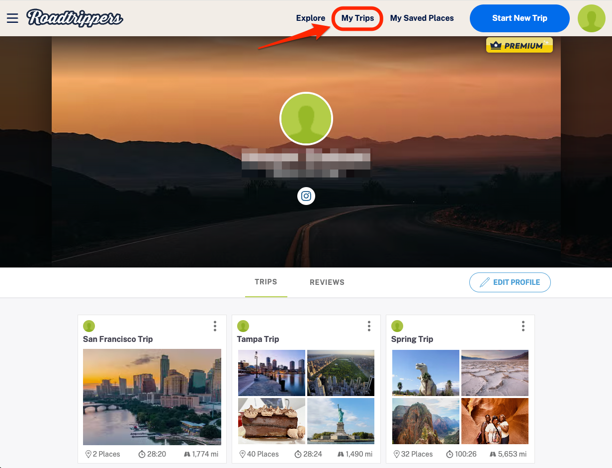 Planning a Trip on Our Website – Roadtrippers Support