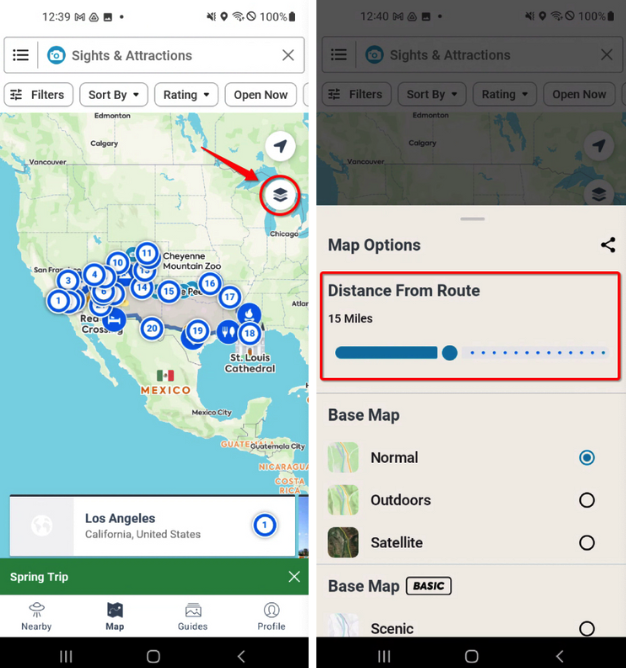 Planning a Trip in Our Mobile App – Roadtrippers Support