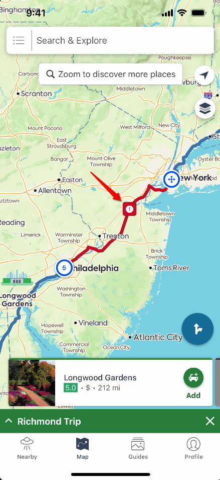 Routing Options Warnings – Roadtrippers Support